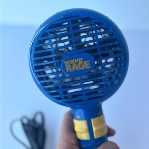 Other | Vintage 198s Wave Rage Hair Dryer Blue Yellow | Poshmark